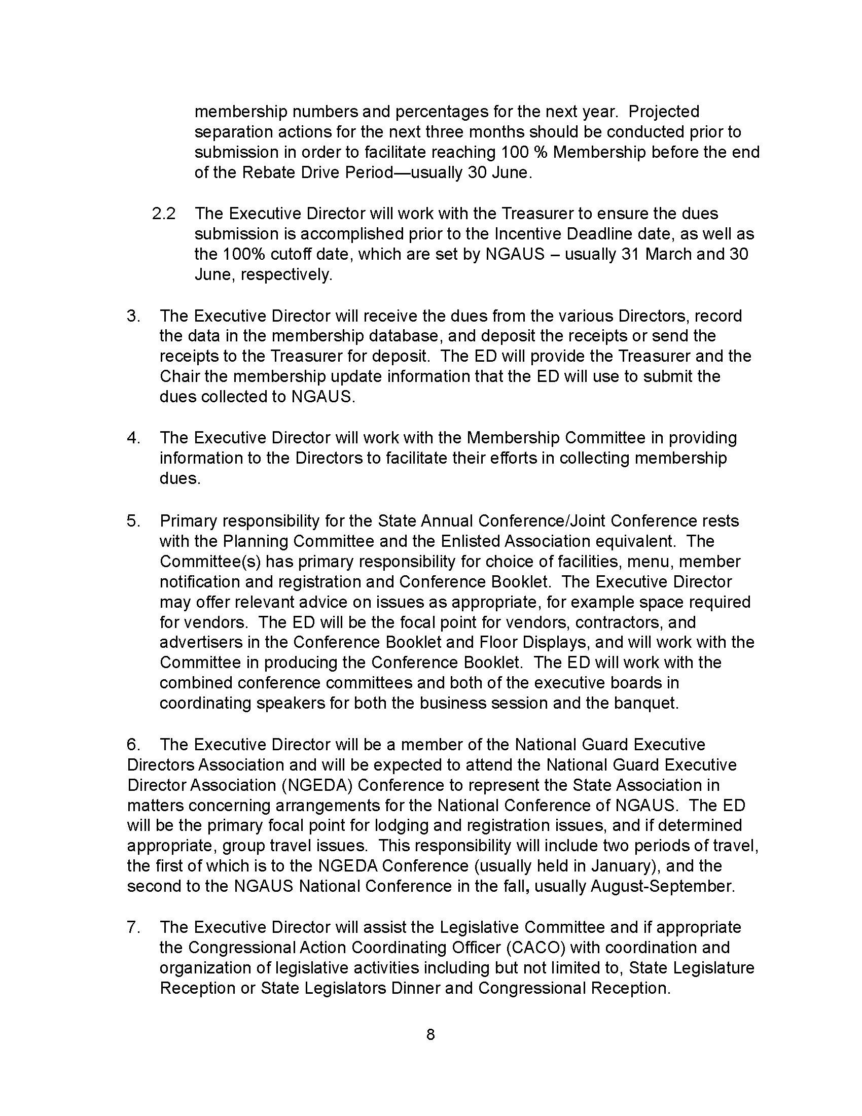 Policy Handbook – NGAND